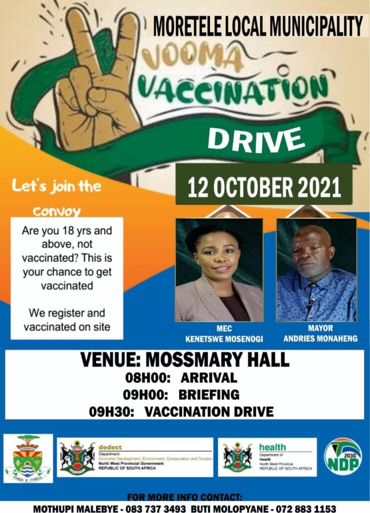 Vooma Vaccination Drive - Moretele